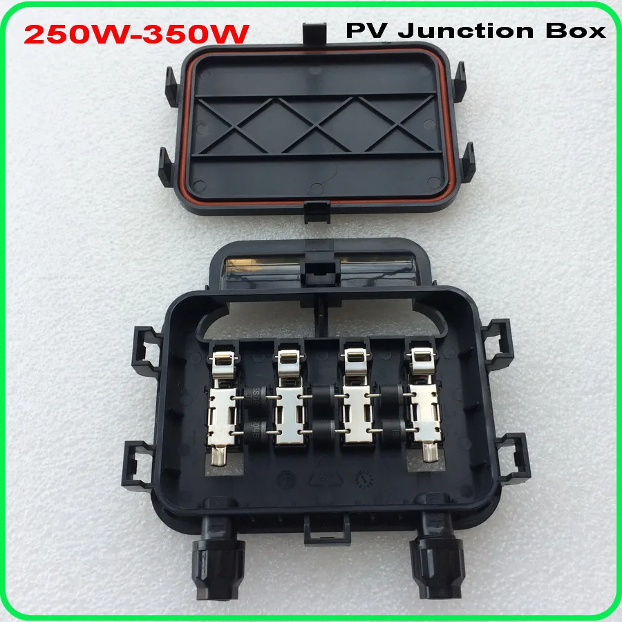 5pc/lot 250W 350W of junction box for solar panel DIY, solar junction ...