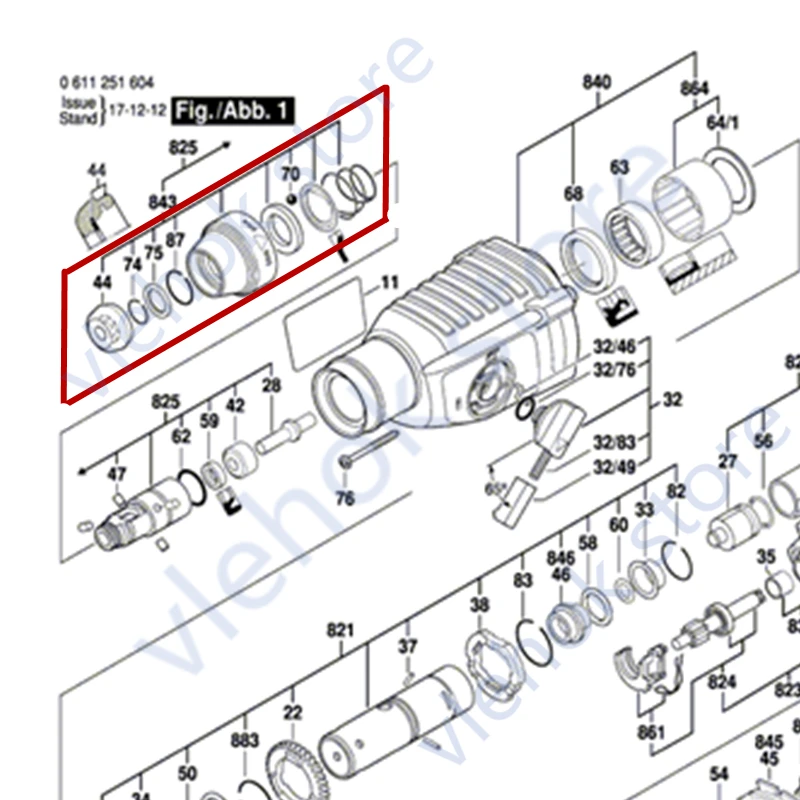 Колпачок для защиты от 1 617 000 582 заменить для BOSCH 26 11253VSR ...