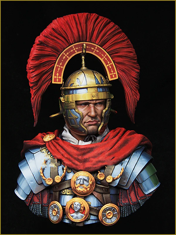 1-10-ROMAN-ancient-red-coat-soldier-bust-toy-Resin-Model-Miniature-Kit ...