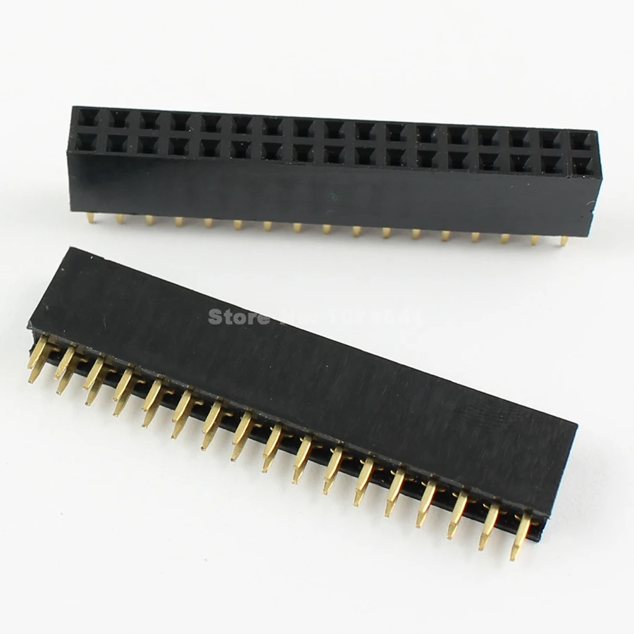 20pcs 2.54mm 2x17 Pin 34 Pin Female PCB Double Row Straight Header ...