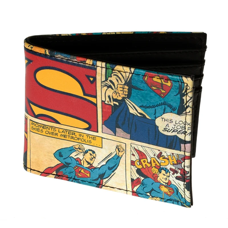 DC Comics SUPERMAN Comic Book Panels Bi Fold WALLET DFT 1506-in Wallets ...