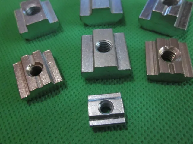 50PcsT Sliding Nut Block Square Nuts M3 M4 M5 M6 For 4040 Aluminum ...