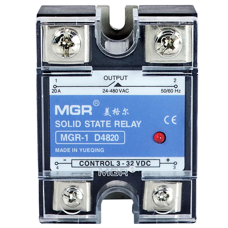 MGR SSR 20A DC AC Single Solid state relay Quality Goods MGR 1 D4820-in ...