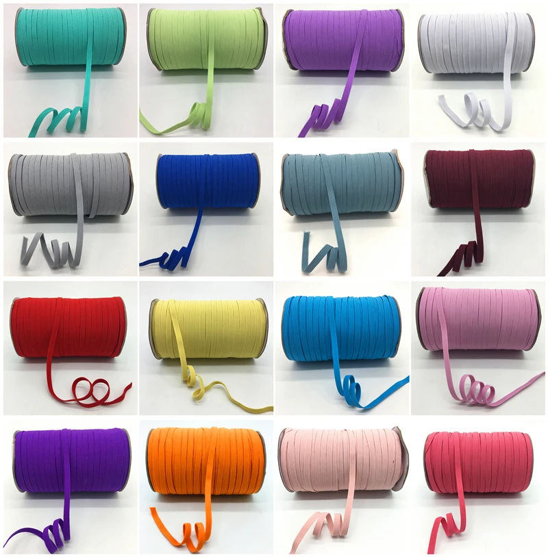 5Yards/lot 8mm Wide Multirole Thickening Satin Elastic Spandex Band ...