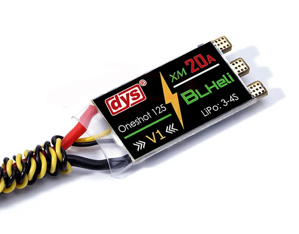 DYS XM Series 20A 3 4S High Frequency Mini Electric Speed Controller ...