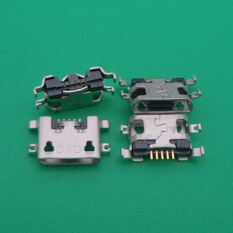 Conector de carga Micro USB para teléfono móvil, Conector de carga de puerto de base de carga ...