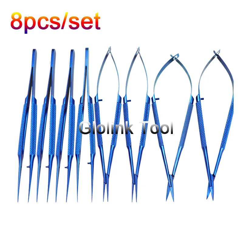 14cm Titanium Alloy Ophthalmic Microsurgical Instruments Needle Holder ...