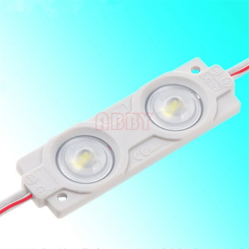 Waterproof Injection LED Module 1.2W 100lm DC12V SMD2835 2leds/piece ...