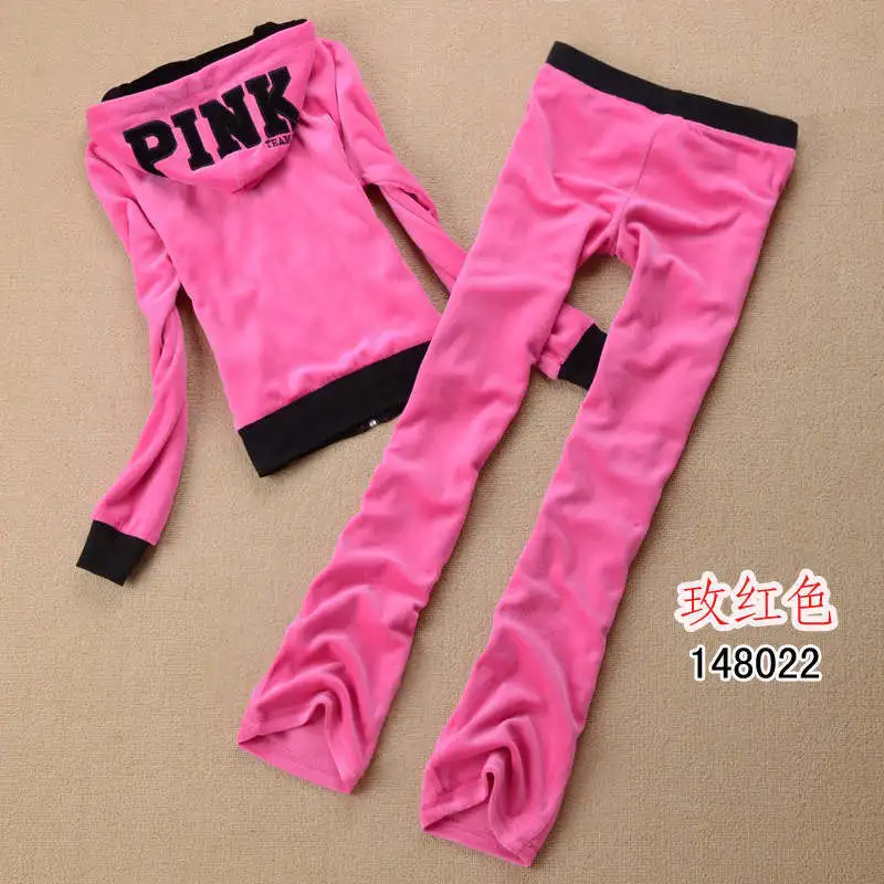 pink jogging outfits