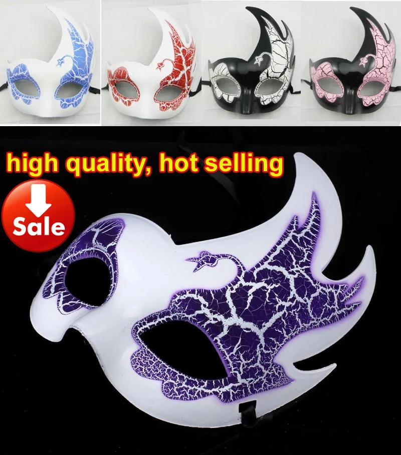 on sale crack peacock fire mask venetian masquerade party mask fancy ...