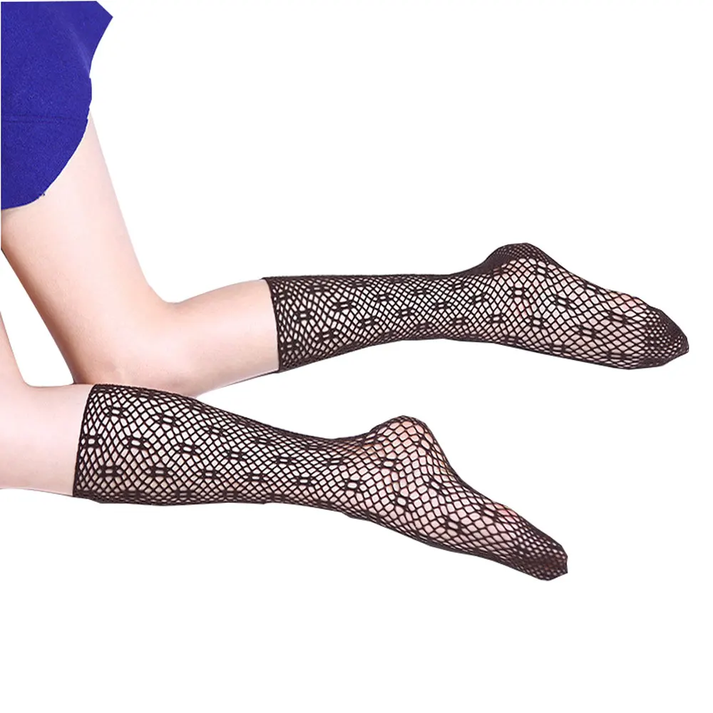 10 Pairs Wholesale Sexy Black Fishnet Nylon Women Long Socks Novelty ...