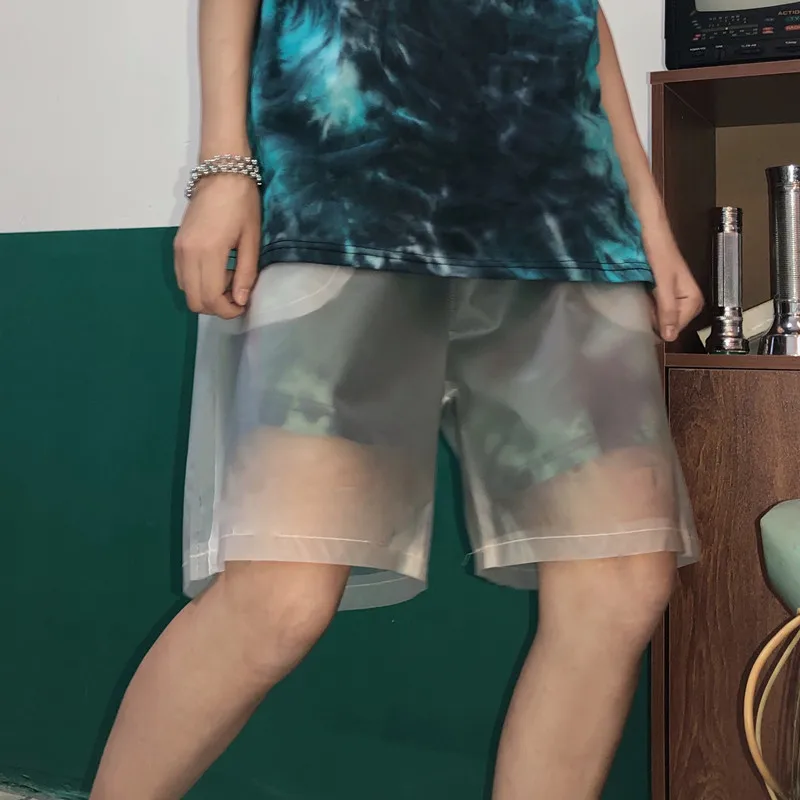 New Boy's Plastic Transparent Shorts Waterproof Breeches Fashion Tide ...