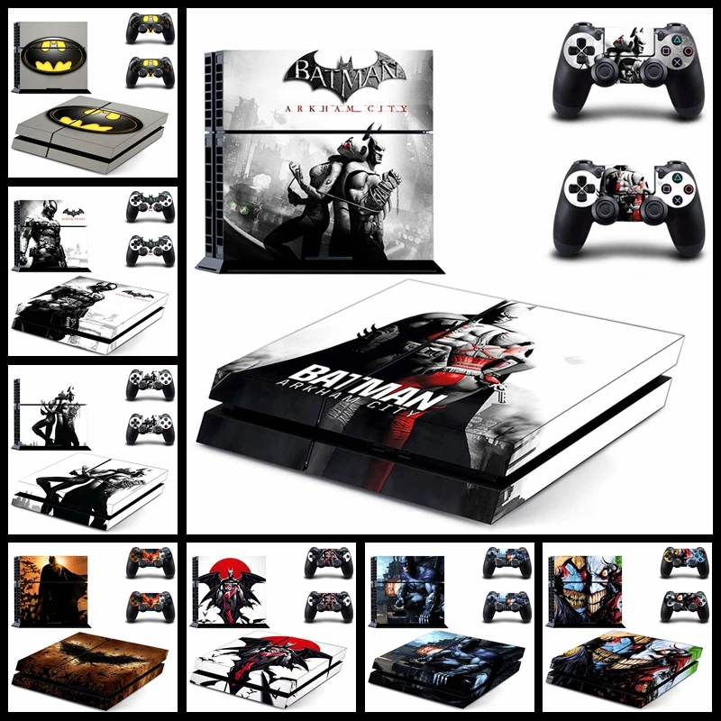 Batman Arkham City Decal Skin Stickers For Playstation 4 PS4 Console ...