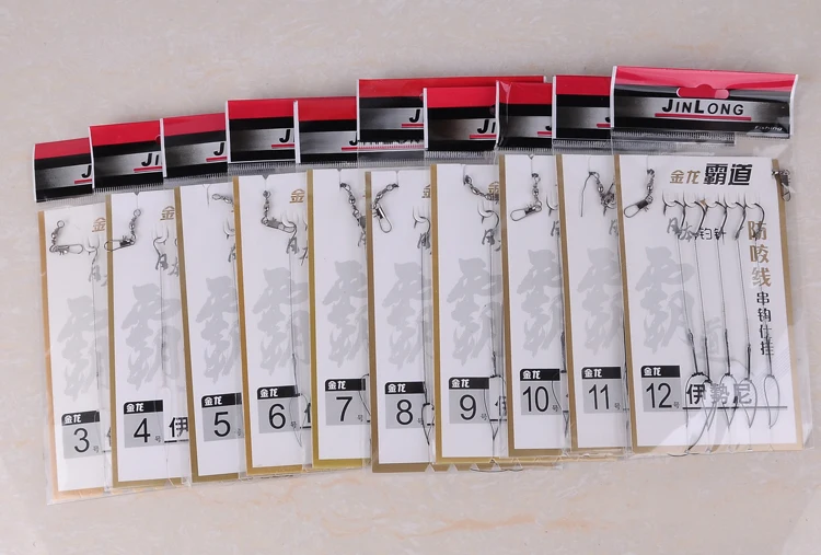 30 hooks / 6 package String hook Reservoir, Lake, Ocean Fishing ...