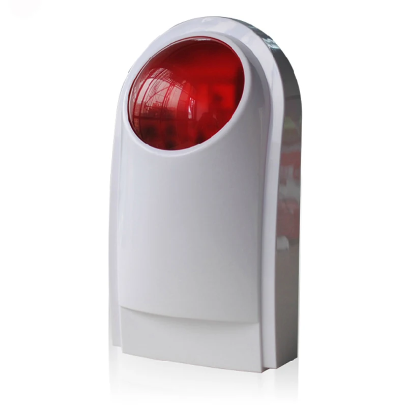 110dB Wired Alarm Flash Strobe Blinking Siren Hore with 3.5mm Phonejack ...