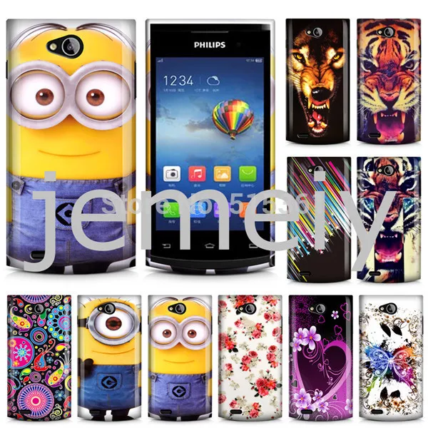 2015 New In Stock Glossy Printed TPU Gel Case Cover for Philips S301 ...