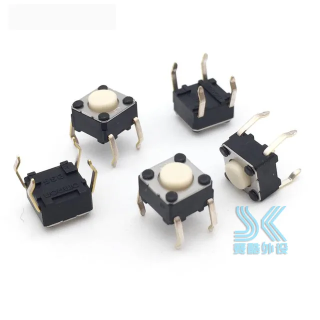 Tact Switch Diagram Jual Push Button Micro Switch 4 Pin 6x6x5 Mm DIP ...