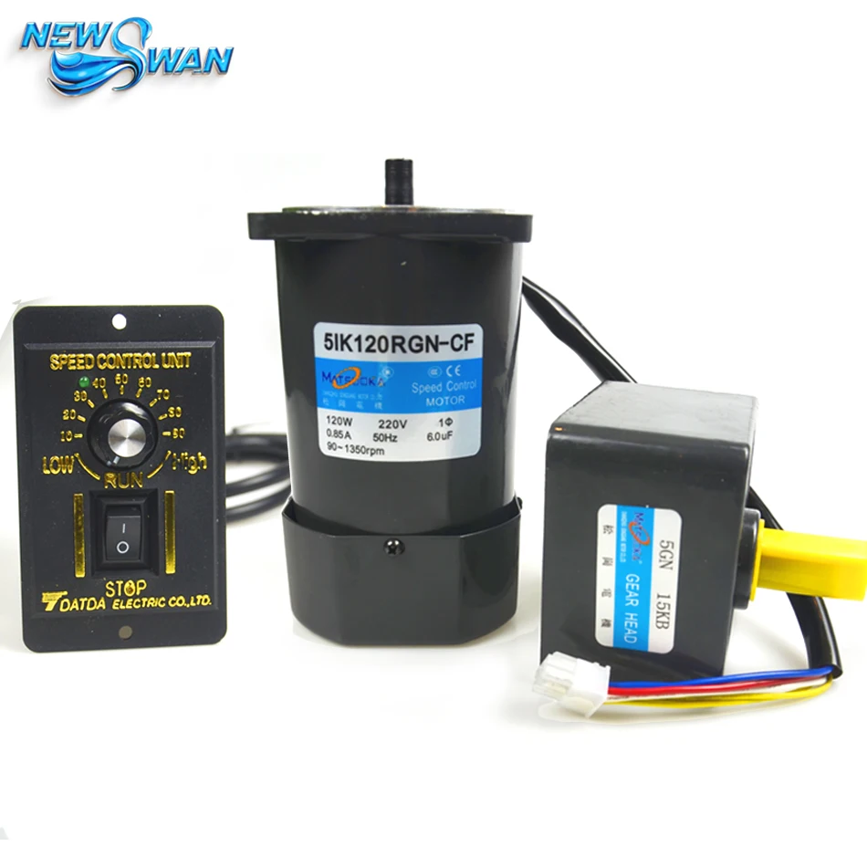 51K120RGN-CF-120W-AC-Gear-Reducer-Motor-Speed-regulating-motor-1-PH-50 ...