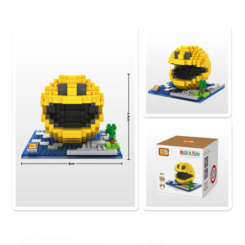 Classic Pacman Game LOZ Blocks model toys brinquedos kids boy girl DIY ...