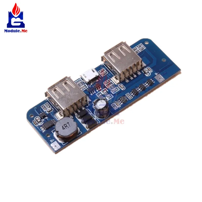 Dual USB 5V 1A/2.1A Mobile Power Charger PCB Board Step Up Boost Power ...