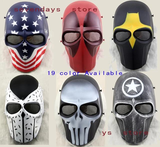 Payday 2 Mask The Heist Dallas/Wolf/Chains/Hoxton cosplay CS Paintball ...