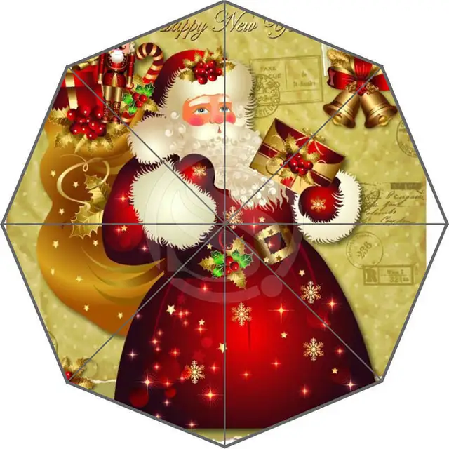W530L49 Hot Sale Fashion Custom Santa Claus, Christmas gifts Umbrella ...