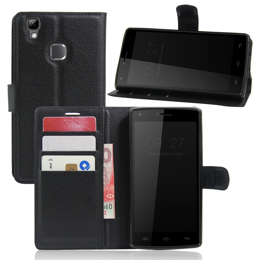 Doogee X5 Max Pro Case Funda Luxury Vintage Leather Flip Wallet Cover ...