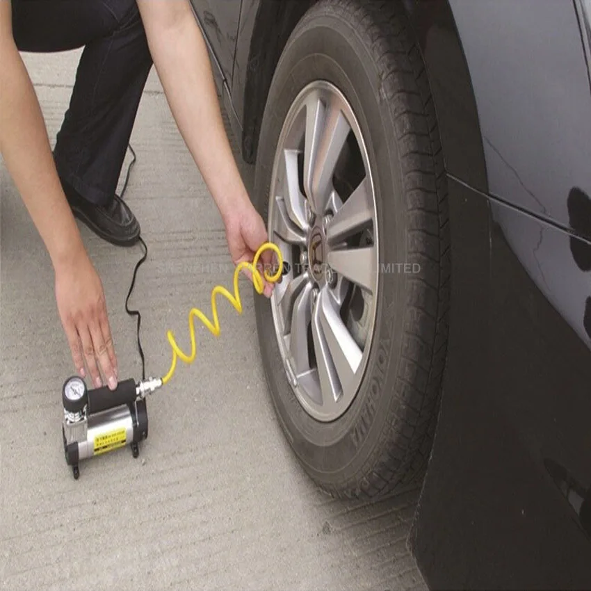 2 PC YD 3035 Portátil Super Flow 12 V 140PSI Auto Tire Inflator/Carro ...