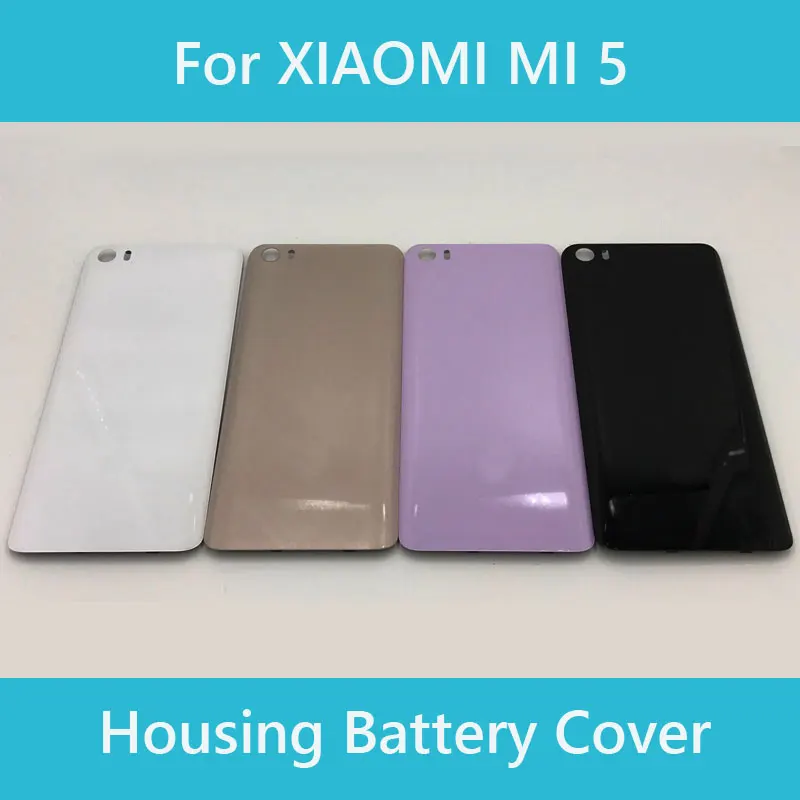 Original new 3D Glass Rear Housing Cover For XIAOMI MI 5 Back Door ...