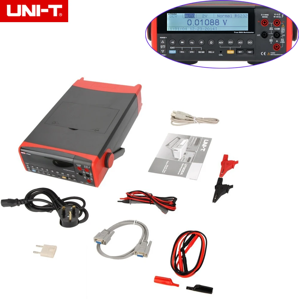 Uni-t Ut805a Bench Top Digital Multimeter Volt Amp Ohm Capacitance ...