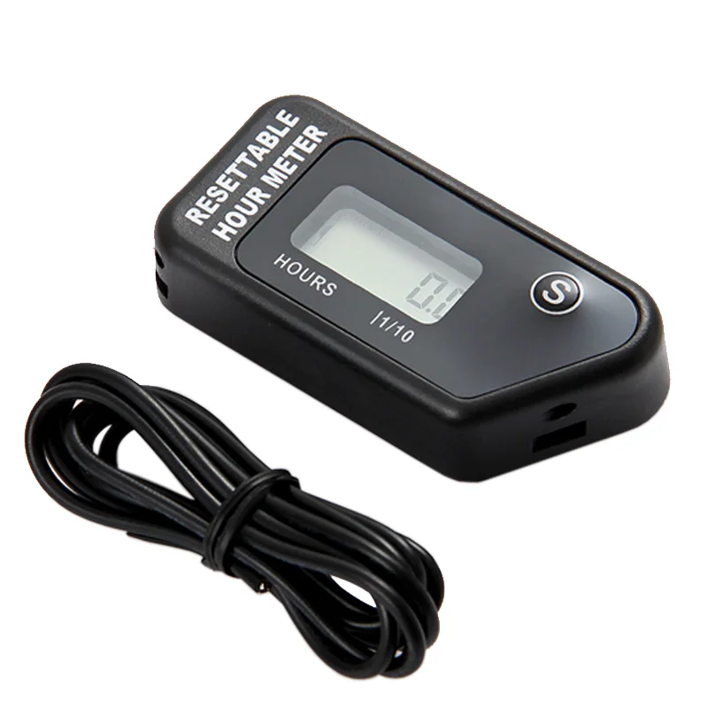 לאיפוס Inductive מונה שעות דיגיטליות Tachometer עבור גז מנוע מנוע סירת ...