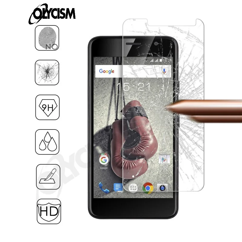 Olycism Prima para Fly fs524 knockout vidrio templado ultra claro a ...