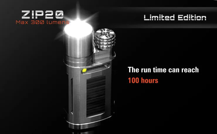 FREE-DHL-shipping-300-lumen-Cree-XM-L-U2-titanium-EDC-ZIPPO-flashlight ...