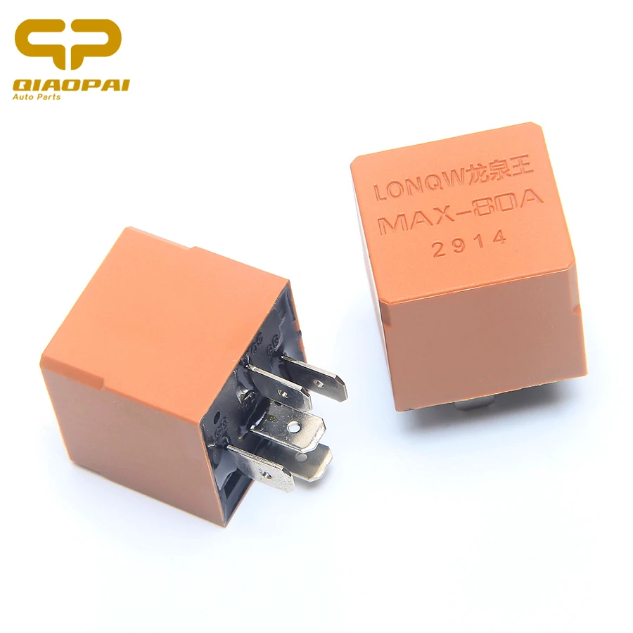 Universal Automotive Voltage 12vdc/24vdc 80a Electrical Relay Contact ...