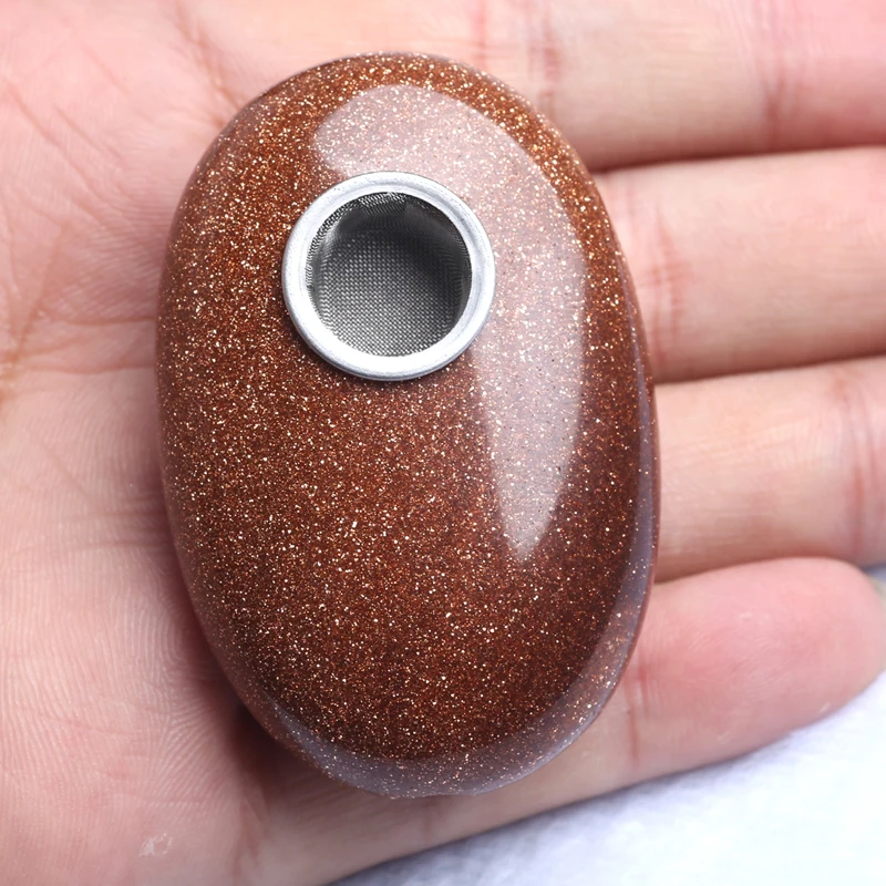 New Arrival 5 6cm Natural Quartz Healing crystal Red Goldstone Oval ...