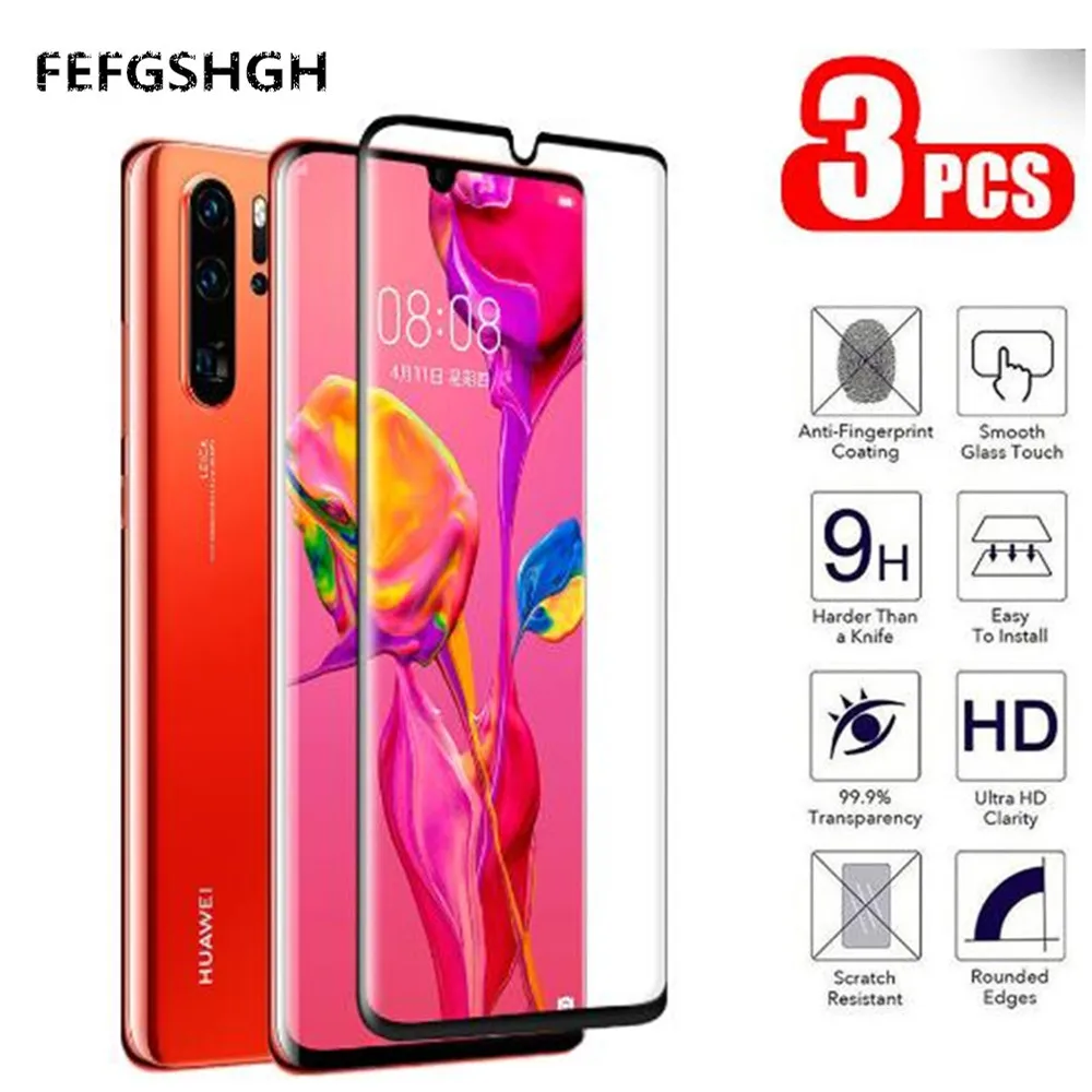 3D-Safety-Protective-Glass-On-For-Huawei-P30-Pro-Lite-Light-Lit ...
