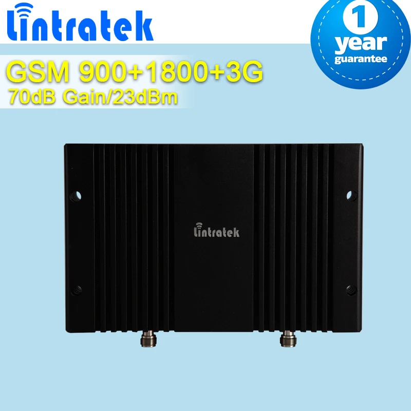 Tri Band GSM 900mhz 1800mhz 3G UMTS 2100mhz 70dB Gain Mobile Cellular ...