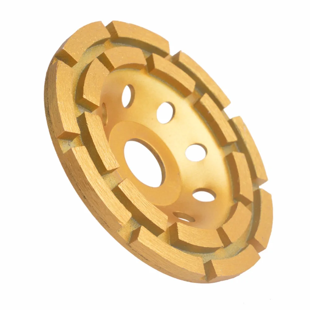 Gunpla 4.5" Diamond Segment Grinding Cup Wheel Double Row Grinder Disc ...