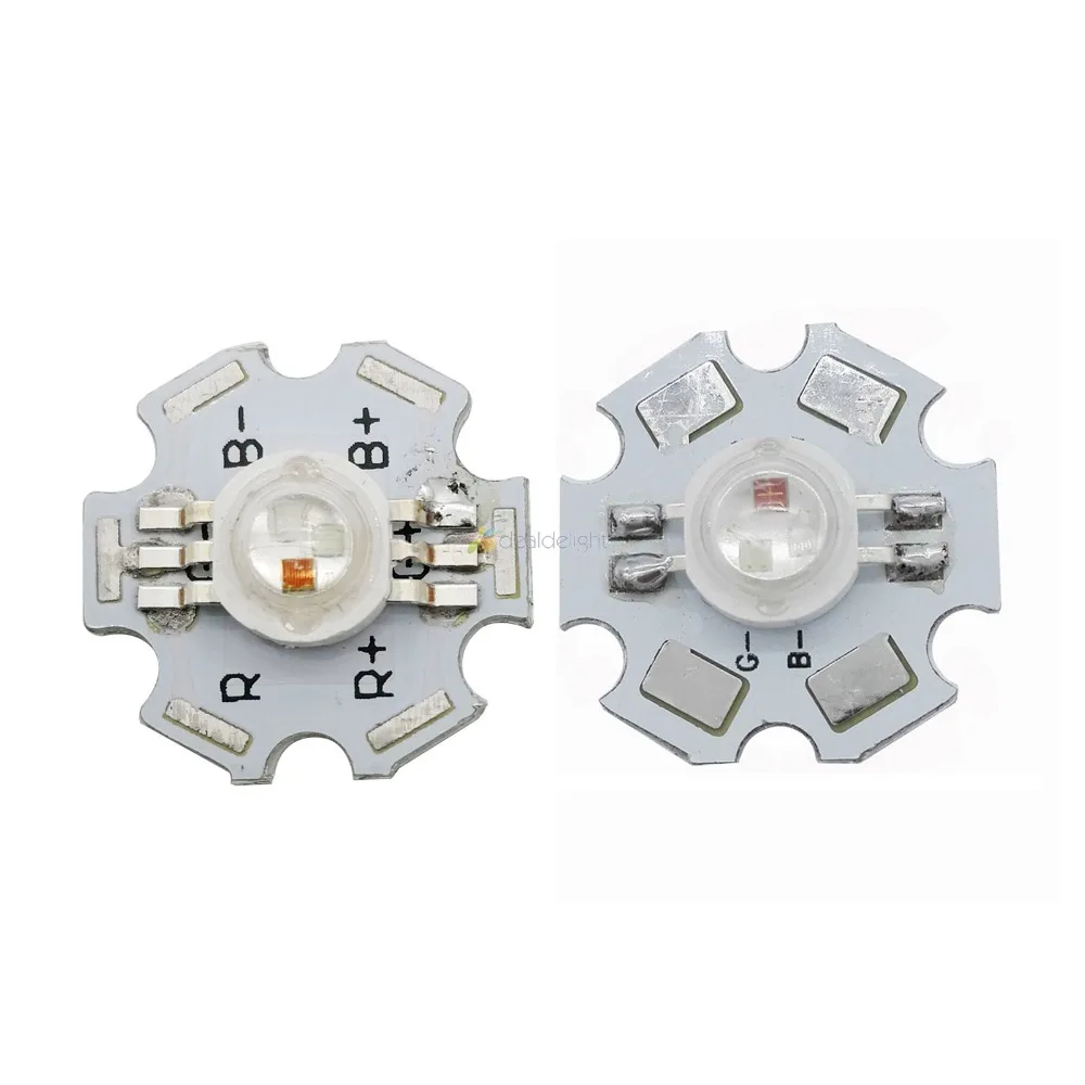 10 un 3w rgb cor alta potência led emissor de contas depilador com 4 ...