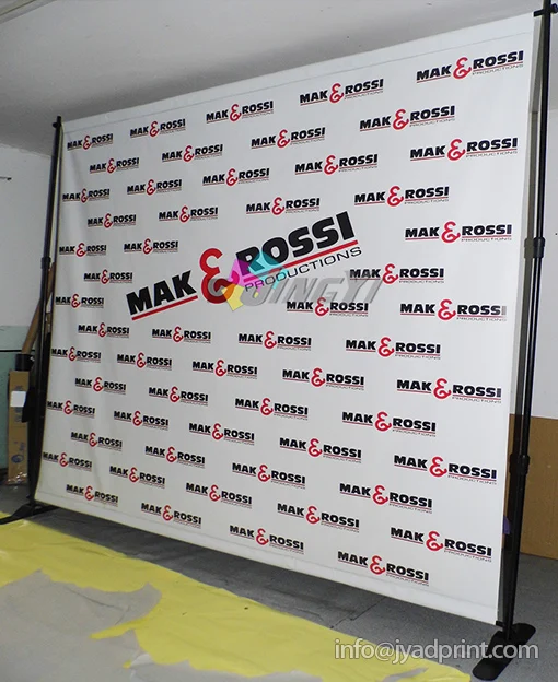 PVC graphic of telescopic backdrop stands,Backdrop display banenr ...