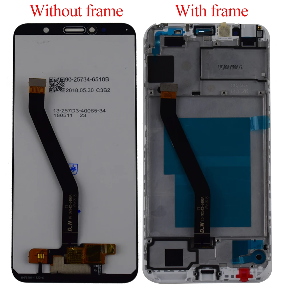 For Huawei Honor 7A LCD Display Frame Touch Screen Digitizer Sensor ...