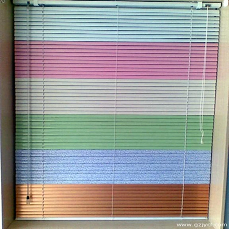 Manual control beautiful color aluminum venetian blinds|blind screw ...