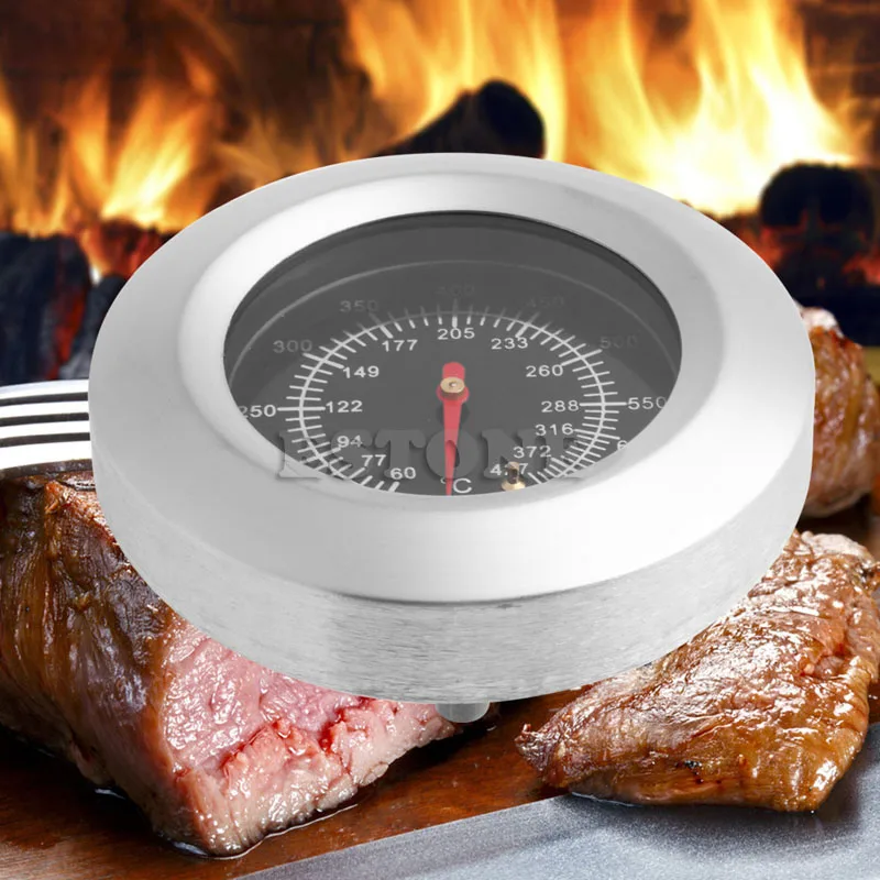 Bbq Thermometer For Smoker Little Home Stainless Steel BBQ Smoker Grill ...