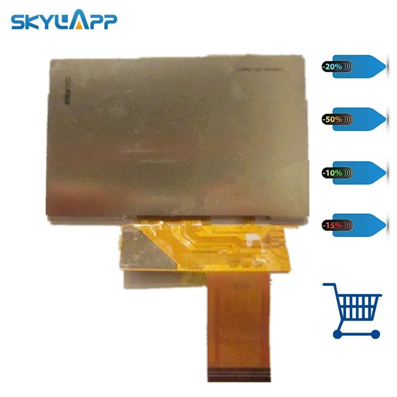 Skylarpu painel de tela de lcd de 4.3 polegadas para lms430hf05, com ...