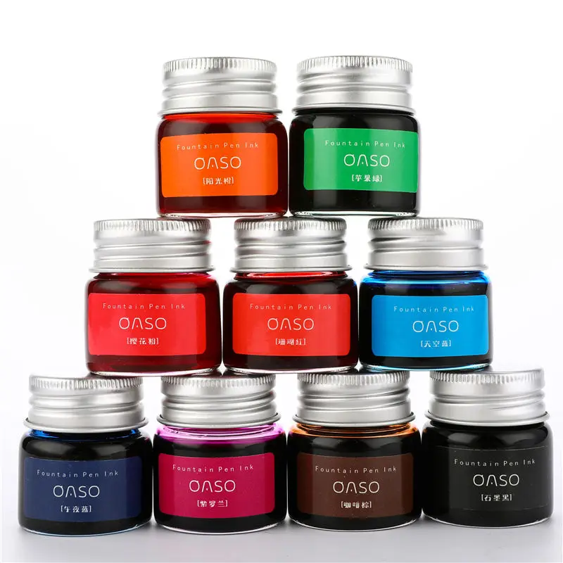 20ml Authentic Pure colorful ink without fountain pen ink pen nib ...