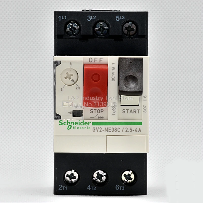 TeSys GV2 Motor Protection Circuit Breaker GV2ME08C GV2-ME08C 2.5-4A ...