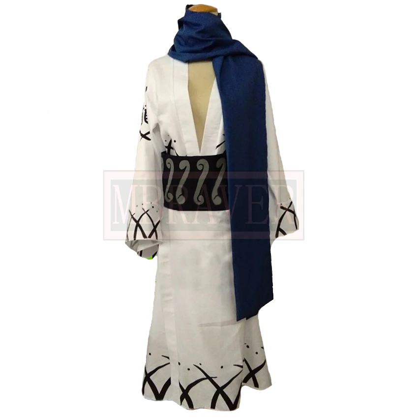 Disfraz-de-Kimono-samur-i-Ryuma-Cosplay-de-una-pieza-azul-y-blanco ...