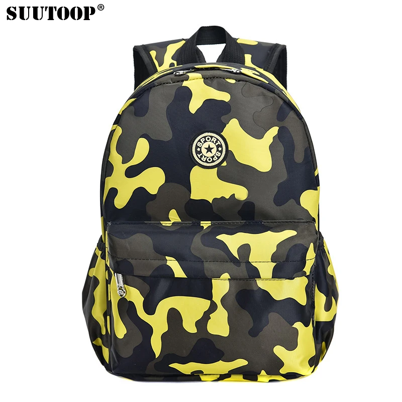 SUUTOOP camouflage school backpack waterproof backpacks for children ...