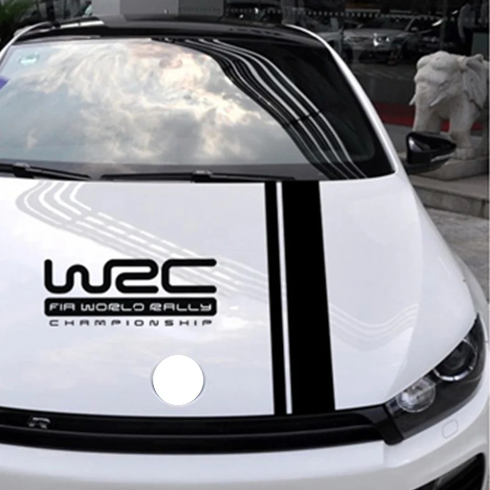2PCS car-styling Car Stickers WRC Car Body For VW Volkswagen Golf 5 6 7 ...