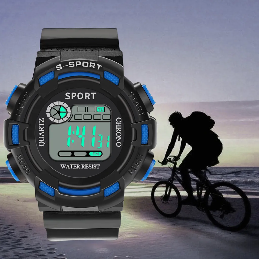 Reloj electrónico Digital de lujo para hombre, cronógrafo deportivo militar, LED, resistente al ...
